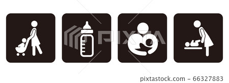 vector, vectors, pushchair - Stock Illustration [66327883] - PIXTA