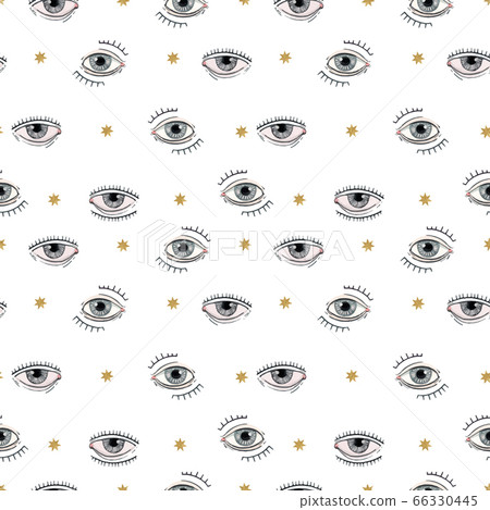 Beautiful vector seamless pattern with... - Stock Illustration ...