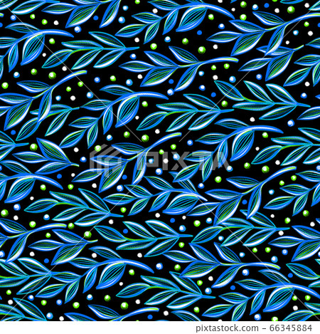 Vivid neon seamless pattern with hand drawn... - Stock Illustration ...