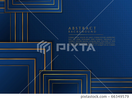 Geometric square overlap shape design dark blue - Stock Illustration ...
