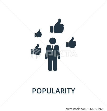 Popularity icon from reputation management... - Stock Illustration ...
