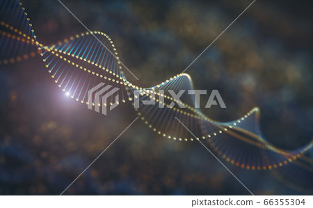 DNA Genetic Code Colorful Background - Stock Illustration [66355304 ...