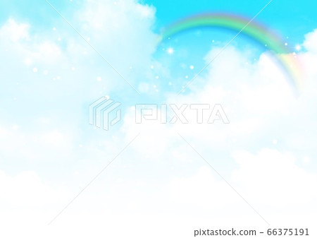 Sky gradient and rainbow - Stock Illustration [66375191] - PIXTA