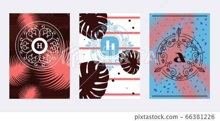 Monogram first or last name letters initial,... - Stock Illustration ...