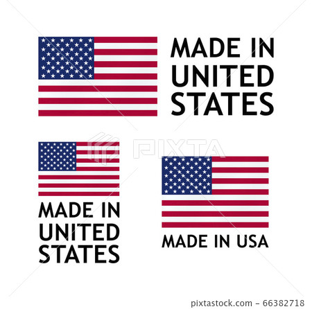 Made in USA Label, Vector Tag template - Stock Illustration [66382718 ...
