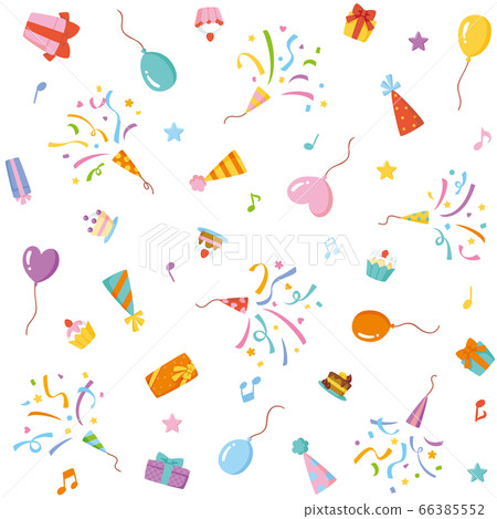 Party icon pattern (transparent background) - Stock Illustration ...