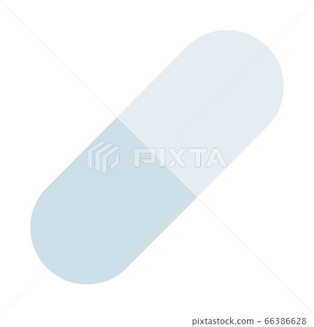 Medical capsule dosage form vector icon flat... - Stock Illustration ...