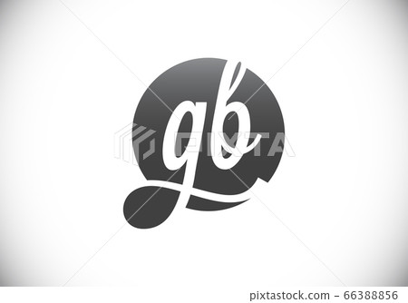 Initial Monogram Letter GB Logo Design Vector... - Stock Illustration ...
