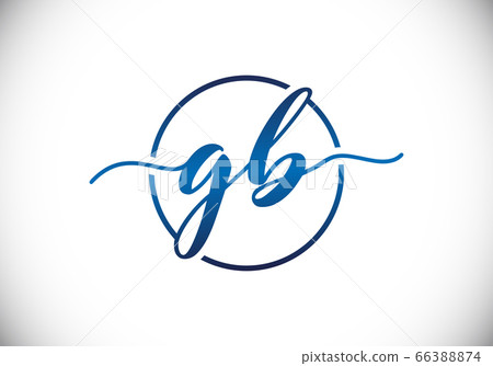 Initial Monogram Letter GB Logo Design Vector...-插圖素材 [66388874] - PIXTA圖庫