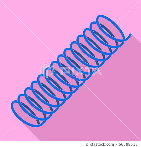 Steel coil icon, flat style - Stock Illustration [66389515] - PIXTA