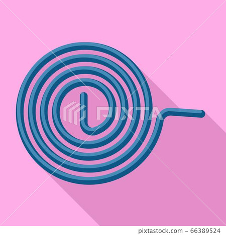 Coil spring icon, flat style - Stock Illustration [66389524] - PIXTA