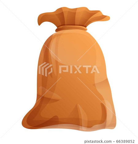 Big full sack icon, cartoon style - Stock Illustration [66389852] - PIXTA