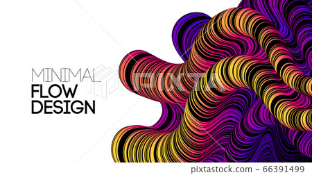 Modern abstract design background Rainbow Flow... - Stock Illustration ...