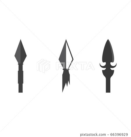 Spear vector illustration icon Template-插圖素材 [66396929] - PIXTA圖庫