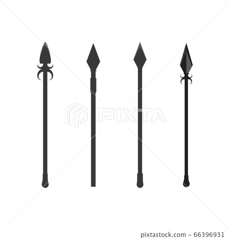 Spear vector illustration icon Template - Stock Illustration [66396931 ...