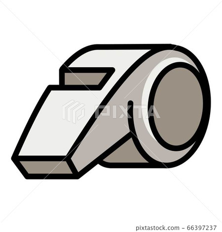 Coach whistle icon, outline style - Stock Illustration [66397237] - PIXTA