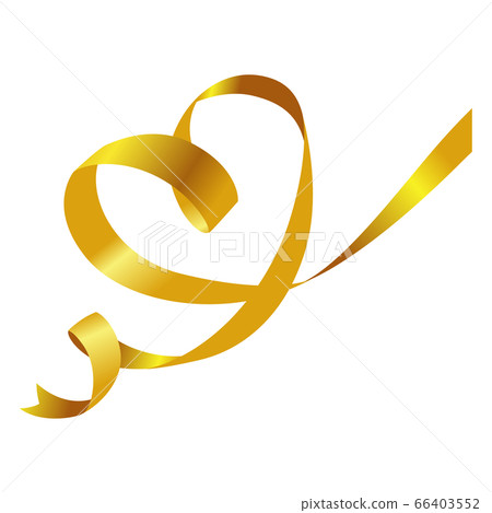Illustration of a golden ribbon wrapped in a... - Stock Illustration ...