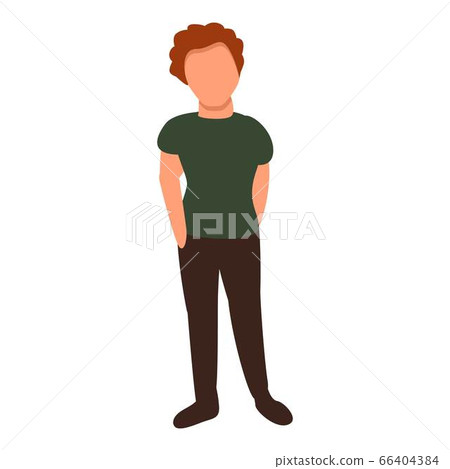 Red haired man icon, cartoon style - Stock Illustration [66404384] - PIXTA