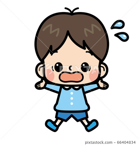 Boy _ panic - Stock Illustration [66404834] - PIXTA