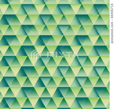 Triangle geometric pattern pattern green - Stock Illustration [66406718 ...