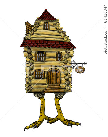 A hut on a chicken legs. - Stock Illustration [66410344] - PIXTA