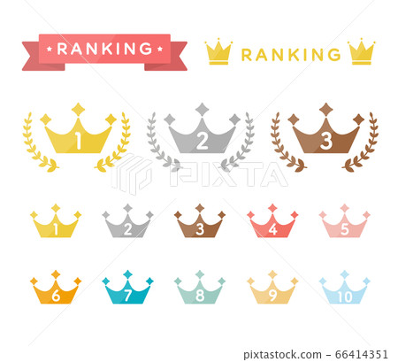 Ranking icon set / rank / illustration - Stock Illustration [66414351 ...