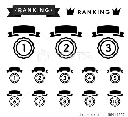 Ranking icon set / rank / illustration - Stock Illustration [66414352 ...