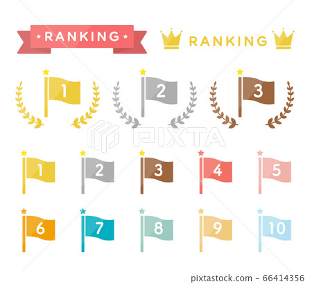 Ranking icon set / rank / illustration - Stock Illustration [66414356 ...