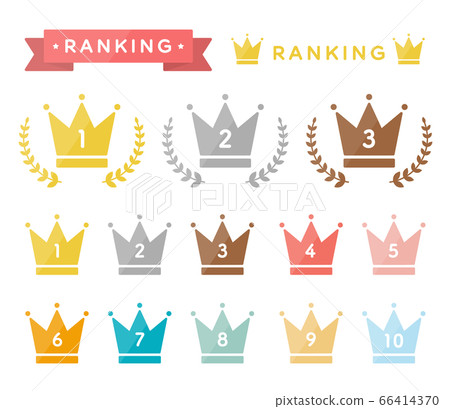Ranking icon set / rank / illustration - Stock Illustration [66414370 ...