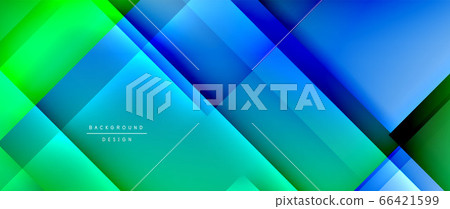 Square shapes composition, fluid gradient... - Stock Illustration ...