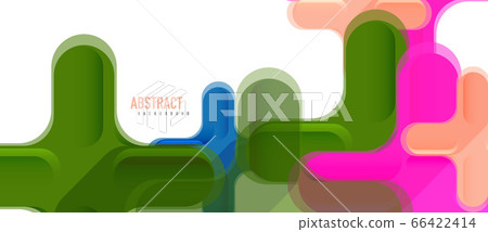 Glossy multicolored plastic style cross... - Stock Illustration ...