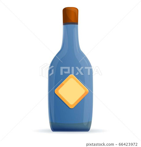Cooking condiment bottle icon, cartoon style - Stock Illustration ...