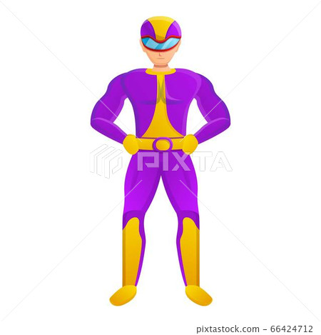 Power superhero icon, cartoon style - Stock Illustration [66424712] - PIXTA