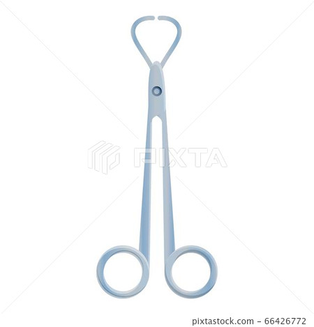 Surgical forceps icon, cartoon style - Stock Illustration [66426772 ...