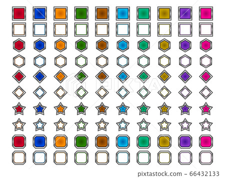 Game/Icon/Frame/Metal/A - Stock Illustration [66432133] - PIXTA