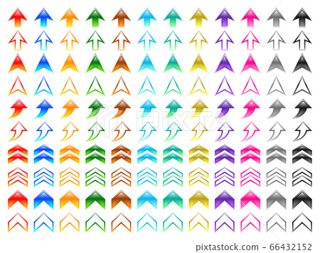 Game/Icon/Arrow/Gradation/C/02 - Stock Illustration [66432152] - PIXTA