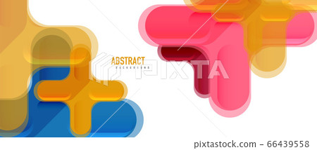 Glossy multicolored plastic style cross... - Stock Illustration ...