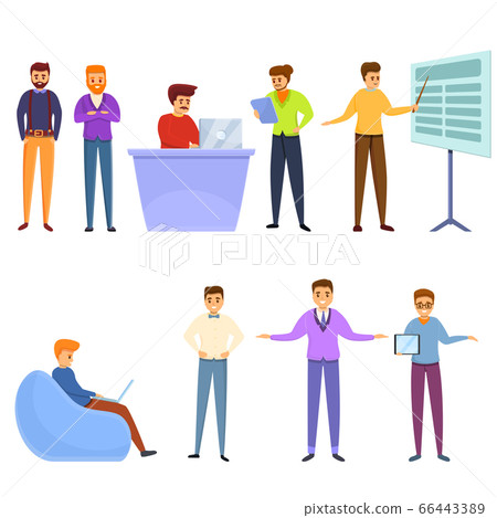 Art director icons set, cartoon style - Stock Illustration [66443389 ...