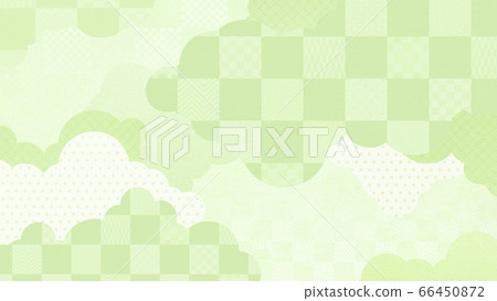 Green Japanese pattern - Stock Illustration [66450872] - PIXTA