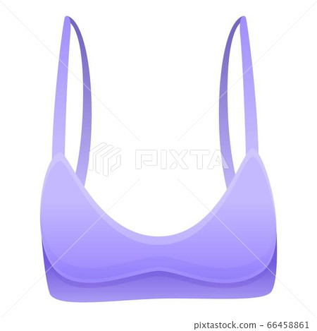 Woman bra icon, cartoon style - Stock Illustration [66458861] - PIXTA