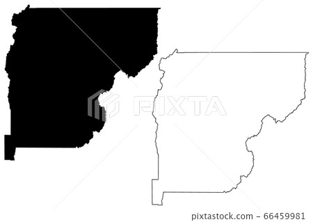 Valley County, Idaho (U.S. county, United States - Stock Illustration ...