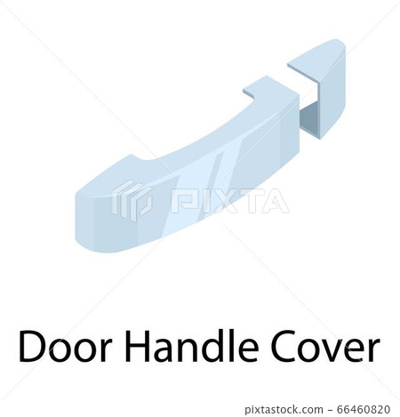 Door handle cover icon, isometric style - Stock Illustration [66460820 ...