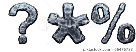 Set of symbols question mark, asterisk and... - Stock Illustration ...