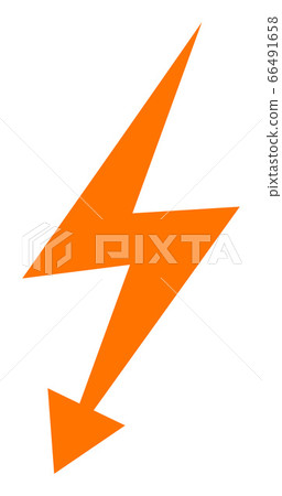 Electric Strike - Vector Icon Illustration - Stock Illustration ...