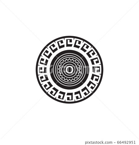 Medallion icon logo design vector template - Stock Illustration ...