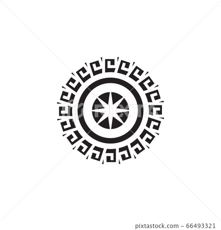Medallion icon logo design vector template - Stock Illustration ...