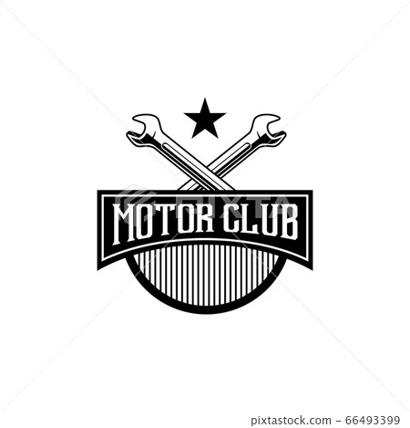 Motor club logo design vector illustration - Stock Illustration ...