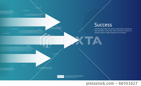 Business arrow target direction background to - Stock Illustration ...