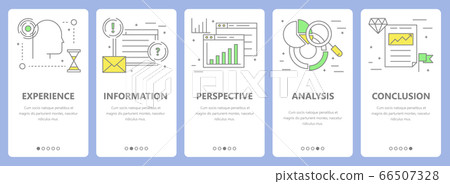 Vector set of thin line flat design decision... - Stock Illustration ...