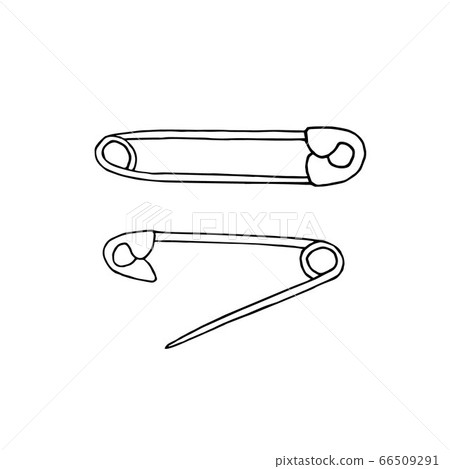 Vector set of hand drawn doodle sketch English pin - Stock Illustration ...